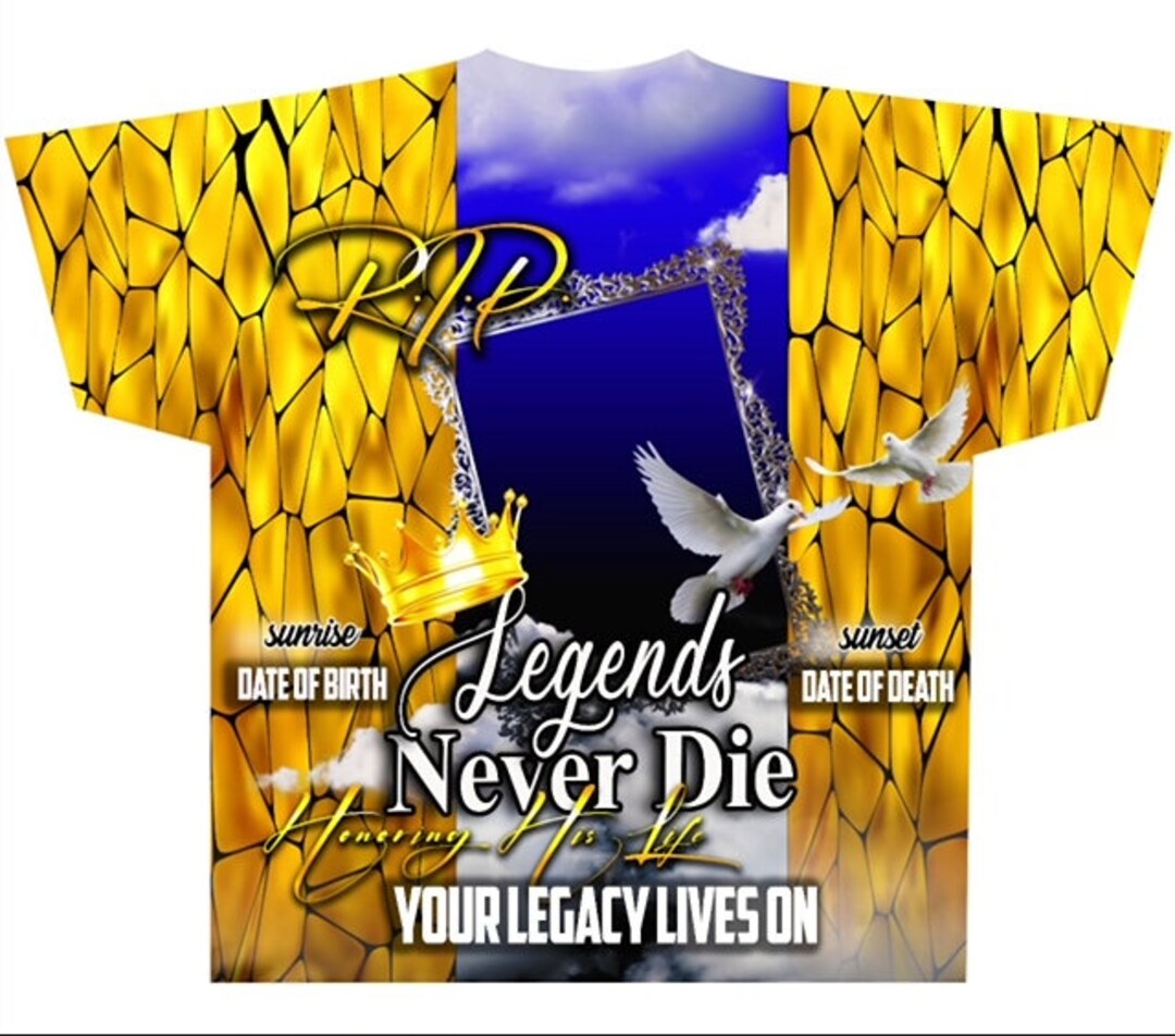 Photoshop All Over T-shirt Template Editable Sublimation, RIP T-shirt ...