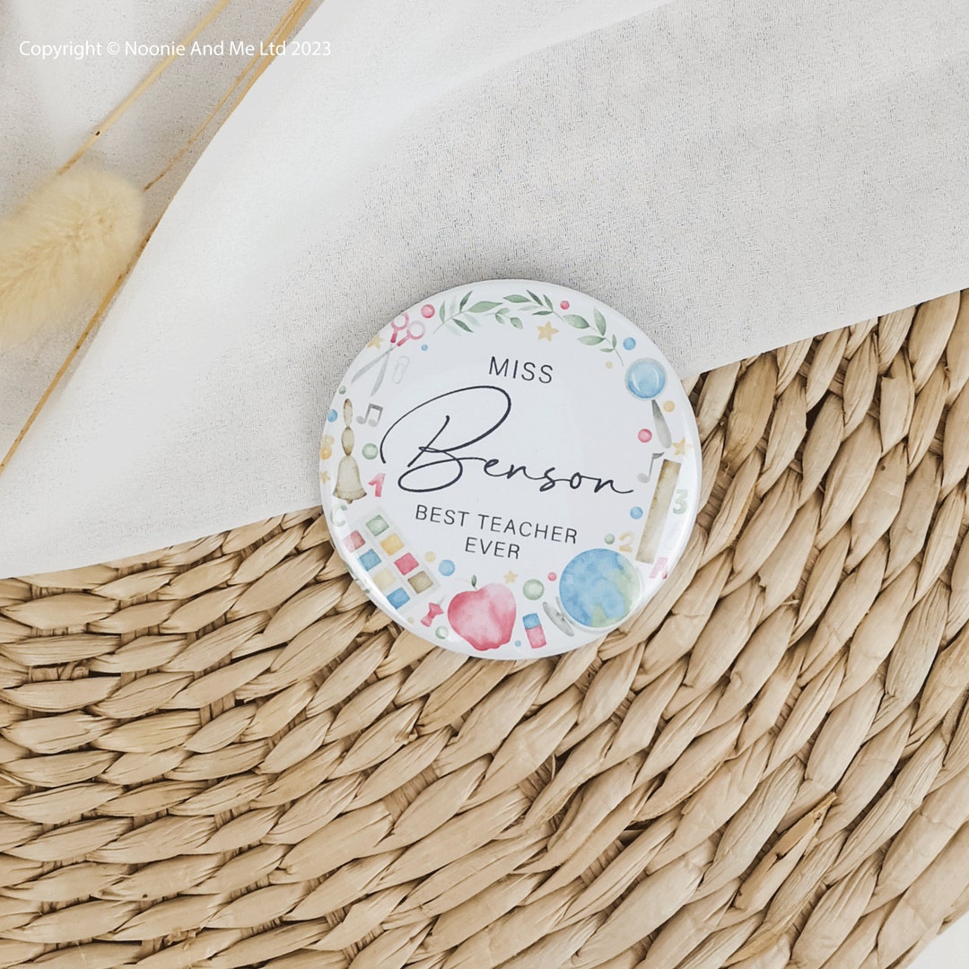 Personalised Teacher Mirror, Teacher Appreciation Gifts, Best Teacher Ever, Thank You Teacher ...