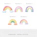 Personalised Pastel Rainbow Money Box, Custom Savings Box, Ceramic ...