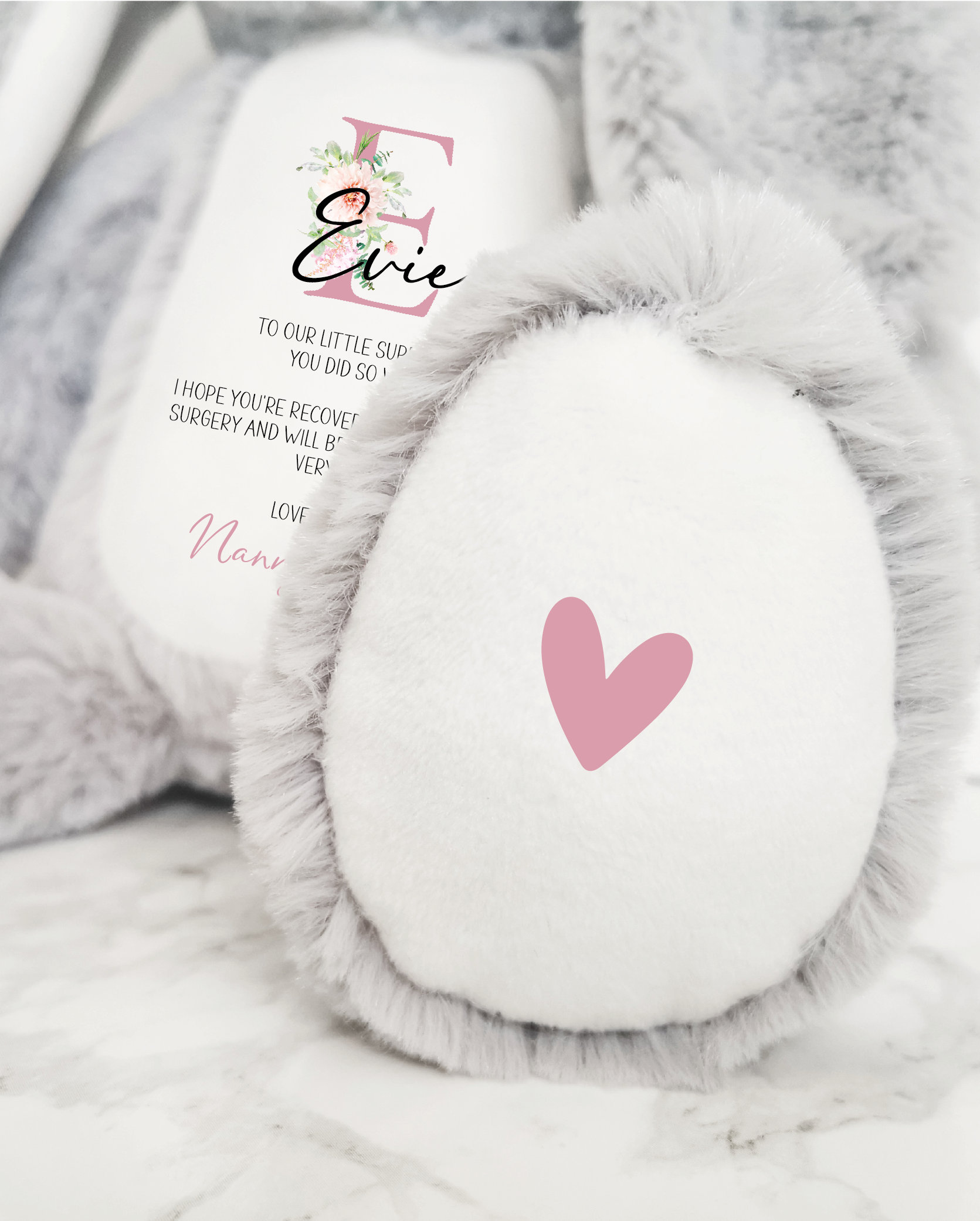 Get Well Soon Personalised Teddy Superhero Teddy Surgery - Etsy