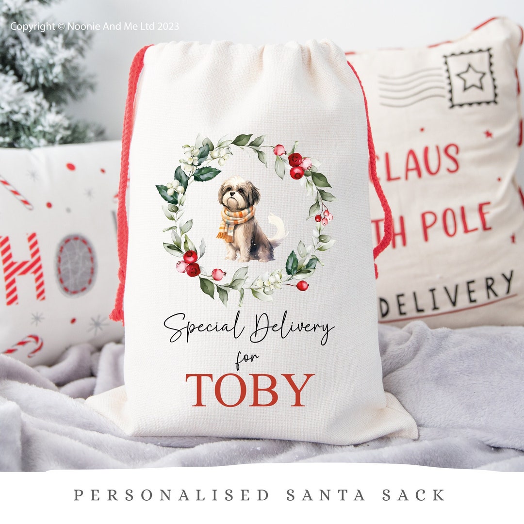 Personalised Pet Santa Sack | Pet Santa Sack | Christmas Gift for Puppy ...