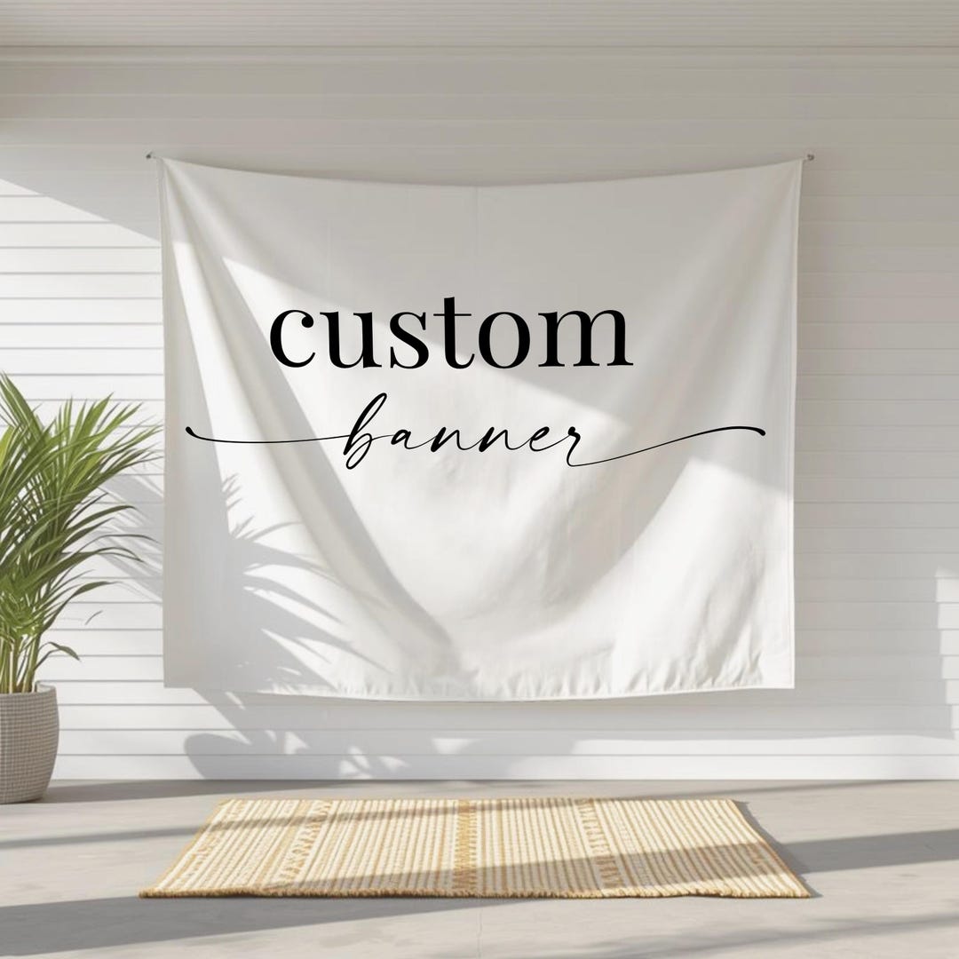 Custom Banner, Personalized Event Backdrop, Bachelorette Birthday ...