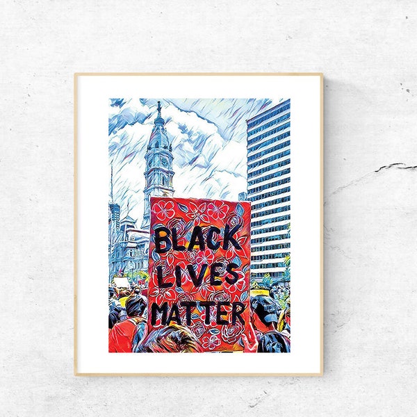 Black Lives Matter Poster - Etsy