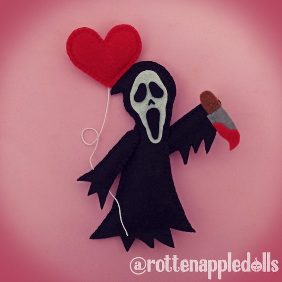 GHOSTFACE Felt Doll Evil Red or Valentine's Day. Scream | Etsy Ireland