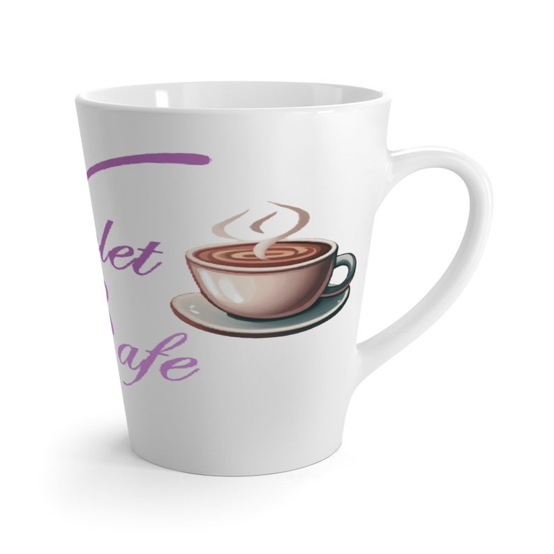 Violet Cafe Latte Mug - Etsy