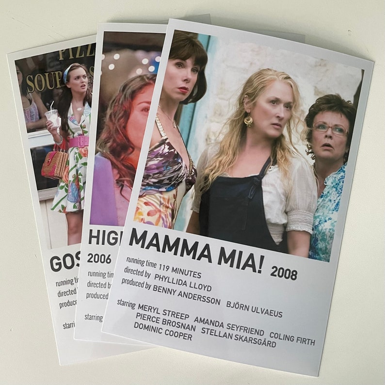 Mini Movie Poster Print Pack - Etsy Canada