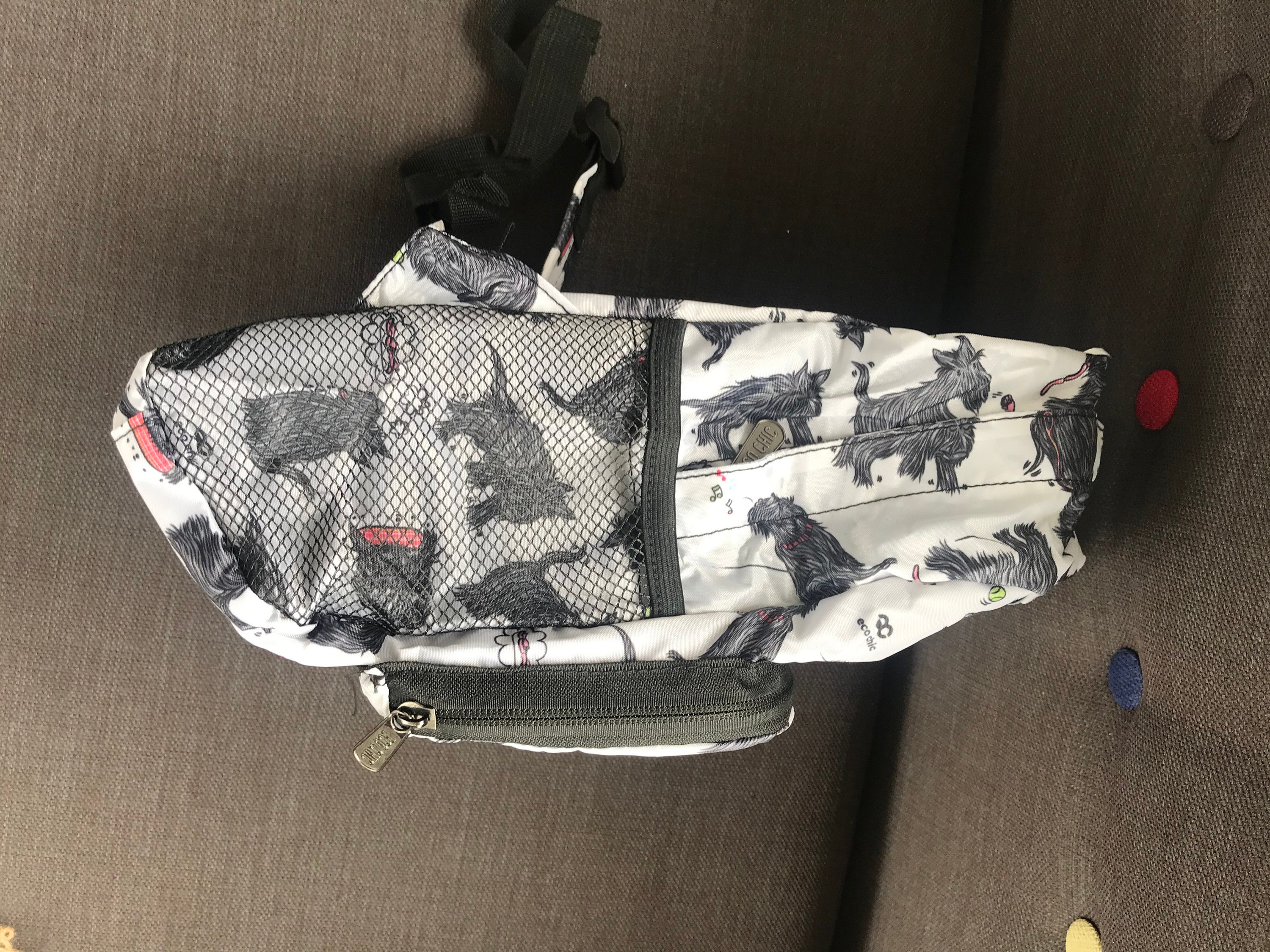 Scottie dog large Back Pack White foldable back pack pack a - Etsy.de