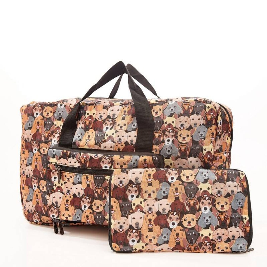 Cabin Size Travel Bag, Recycled Bag, Dog Lover Overnight Bag, Travel ...