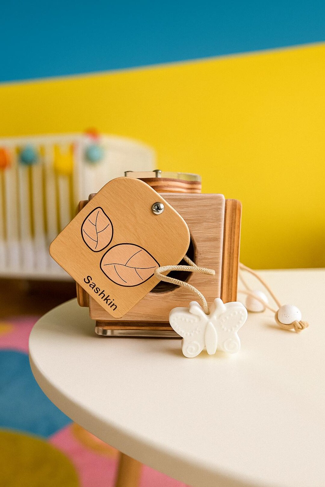 Busy Cube Wooden Toy, Montessori Activity Cube, Sensory Busy Box ...