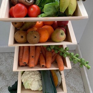 Five Tier Vegetable Rack Fruit Stand Handmade - Etsy UK