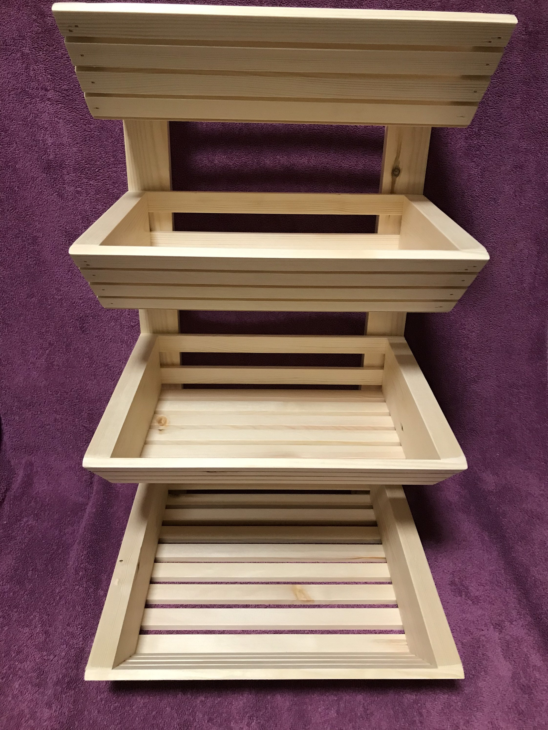 4 tier Vegetable rack Fruit Stand kitchen storage | Etsy