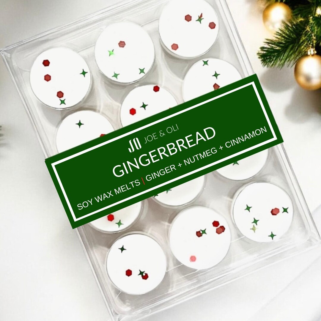 Gingerbread Holiday Wax Melts Christmas Wax Tarts Wax Warmer Melts ...