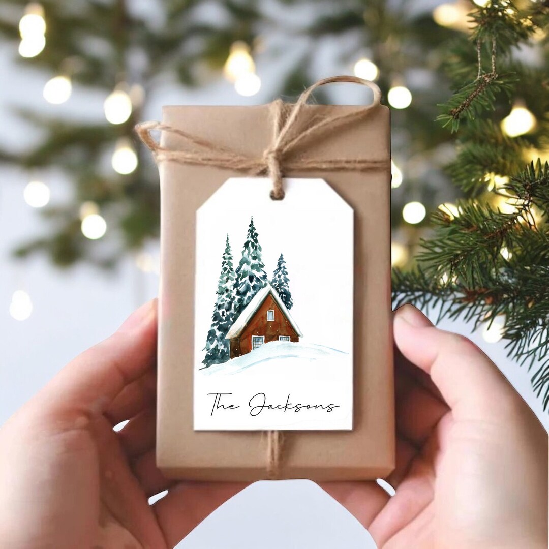 Winter Wonderland Gift Tags [personalized Christmas Gift Tags, Holiday ...