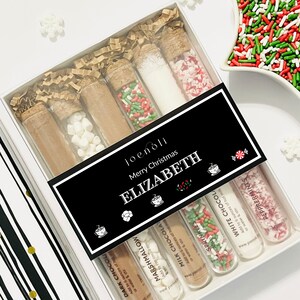 Holiday Hot Cocoa Favors Hot Cocoa Tubes Corporate Gifts Holiday Gifts ...