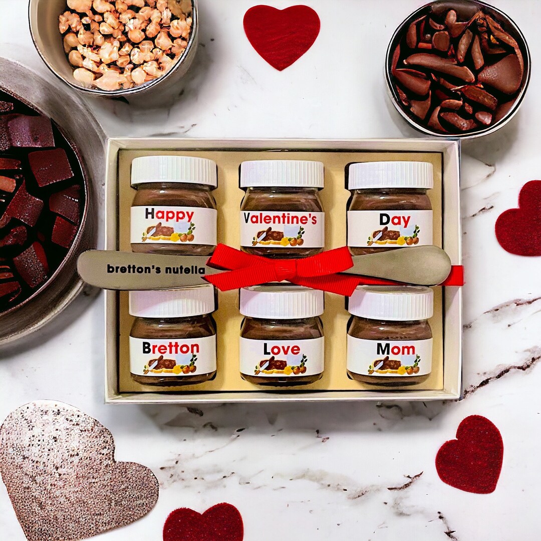 Nutella Gift Box With Spreader Personalized Gift for Him or Her ...