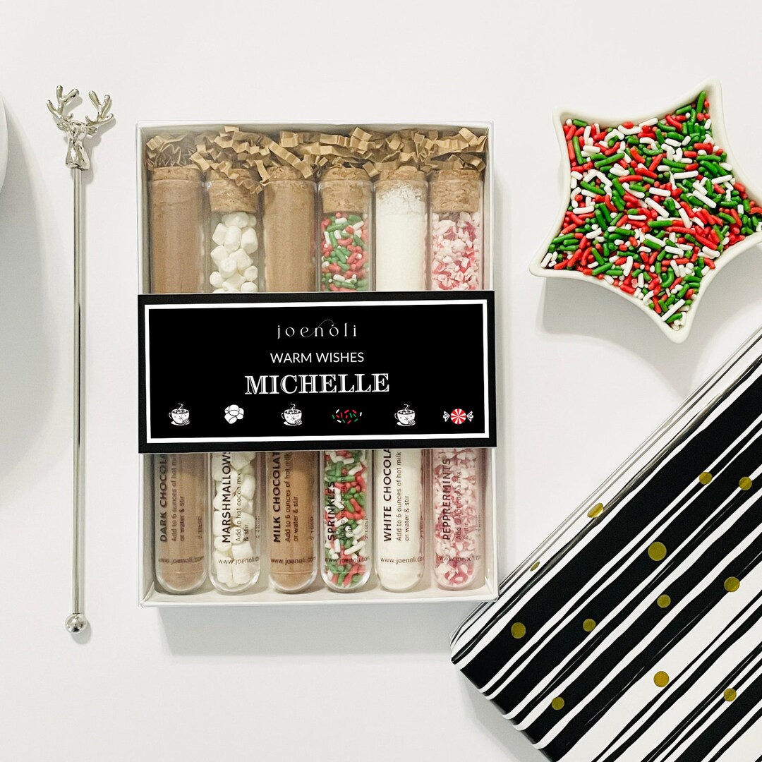 Holiday Hot Cocoa Favors Hot Cocoa Tubes Corporate Gifts Holiday Gifts ...