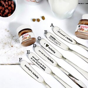 Nutella Gift Box With Spreader Personalized Gift for Him or Her ...