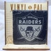 Raiders Premium Laser Engraved Slate Coaster - Etsy