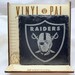 Raiders Premium Laser Engraved Slate Coaster - Etsy