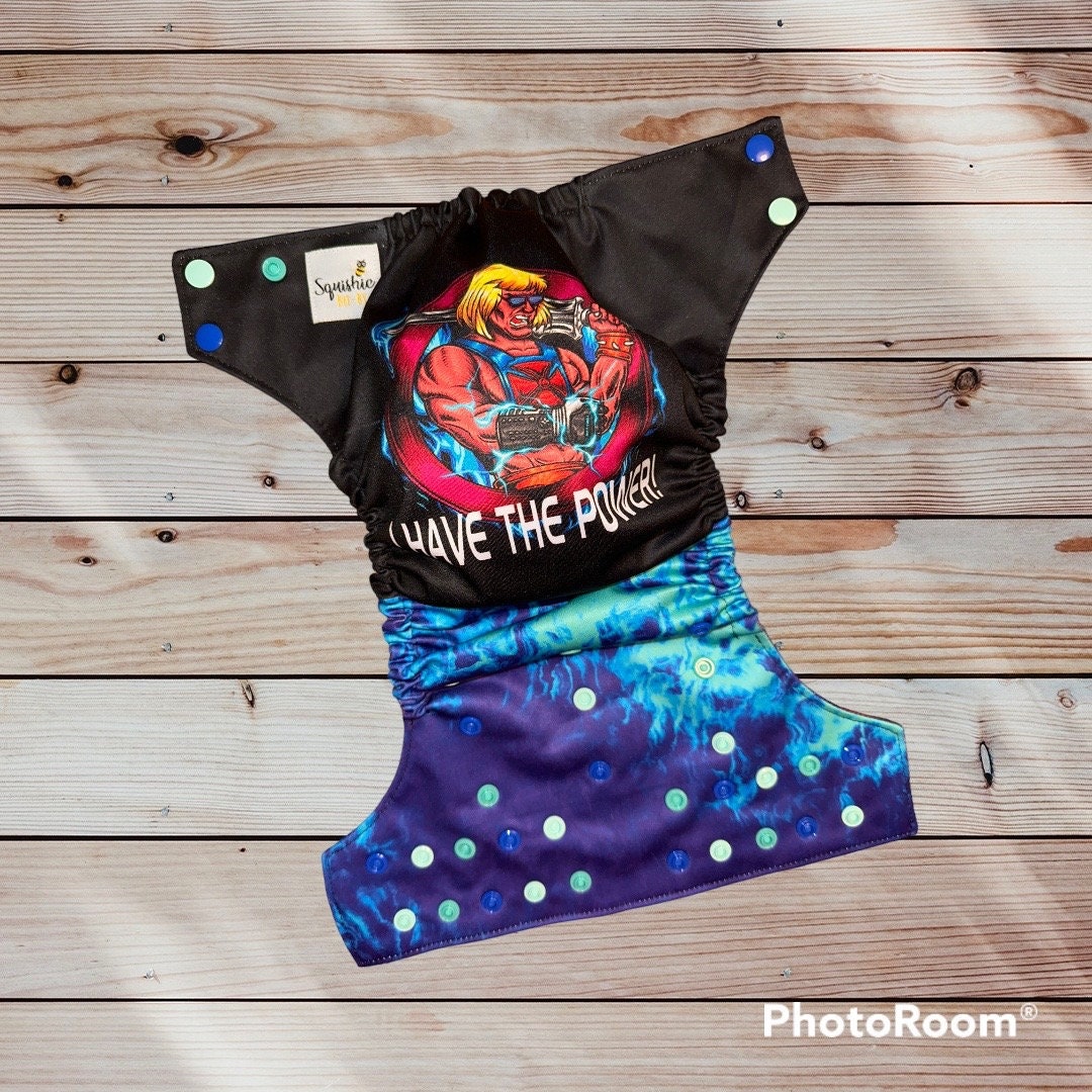 Ready to Ship! Handmade AI2 Cloth Diaper, He-man, I Have the Power ...