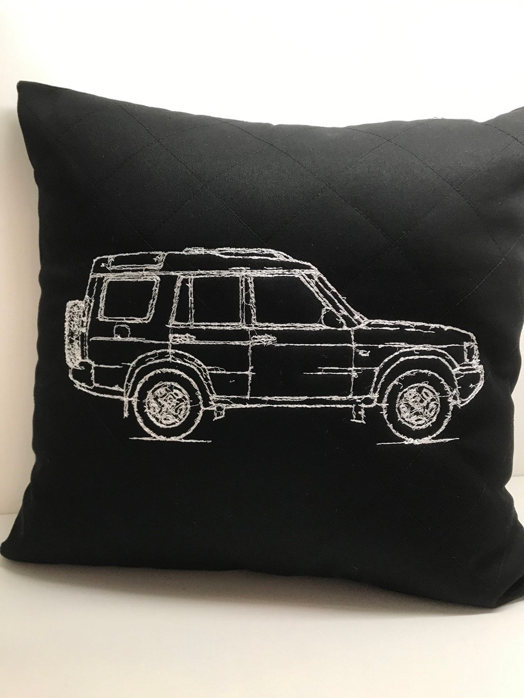 Land Rover Cushion, Discovery 2 Sketch Design Cushion, Land Rover Gifts ...
