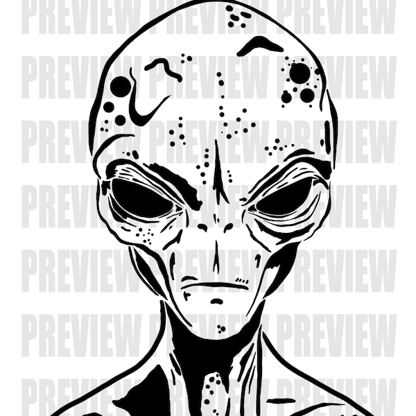 Alien Svg - Etsy