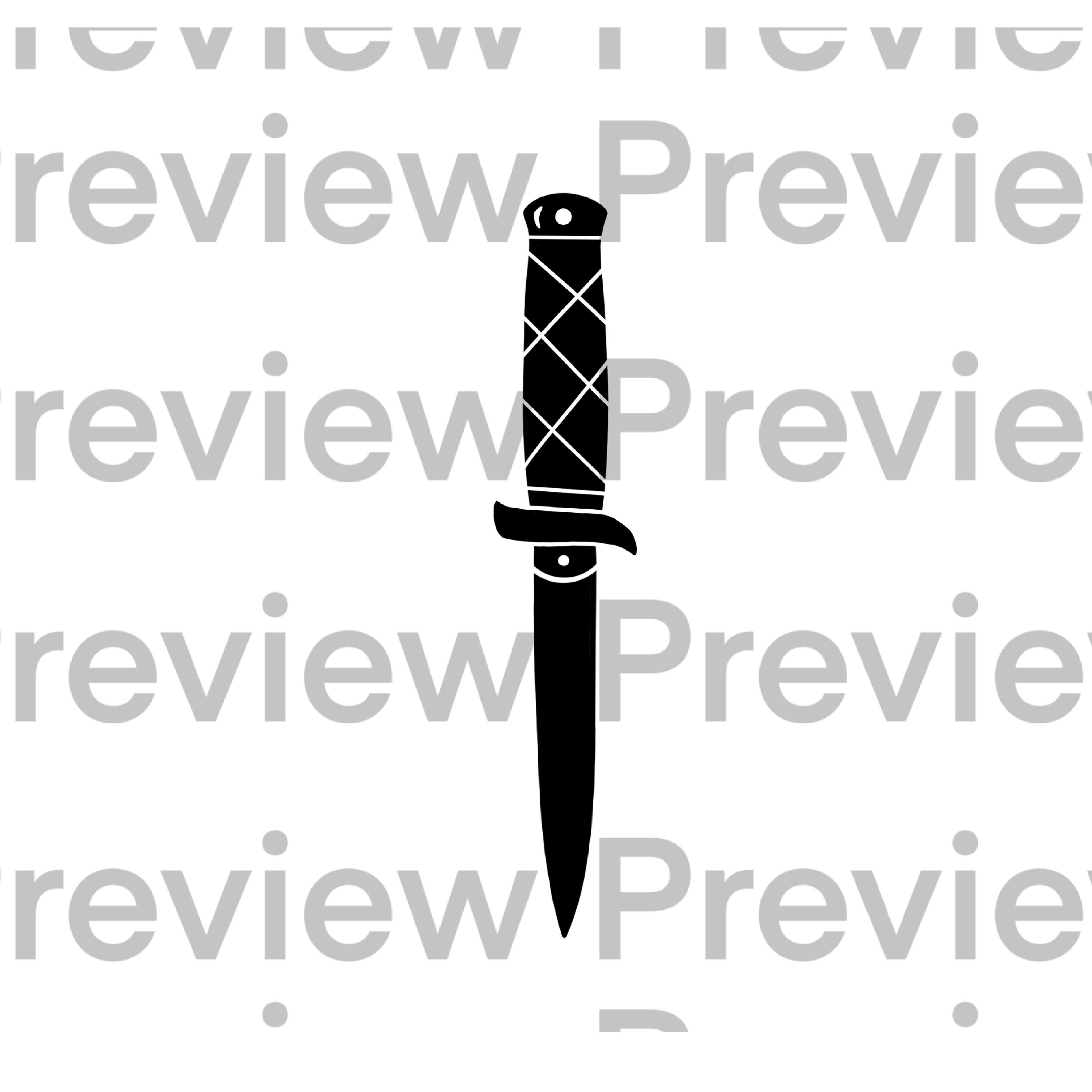 Dagger Knife SVG File . Perfect for Cricut . Tattoo SVG - Etsy Australia