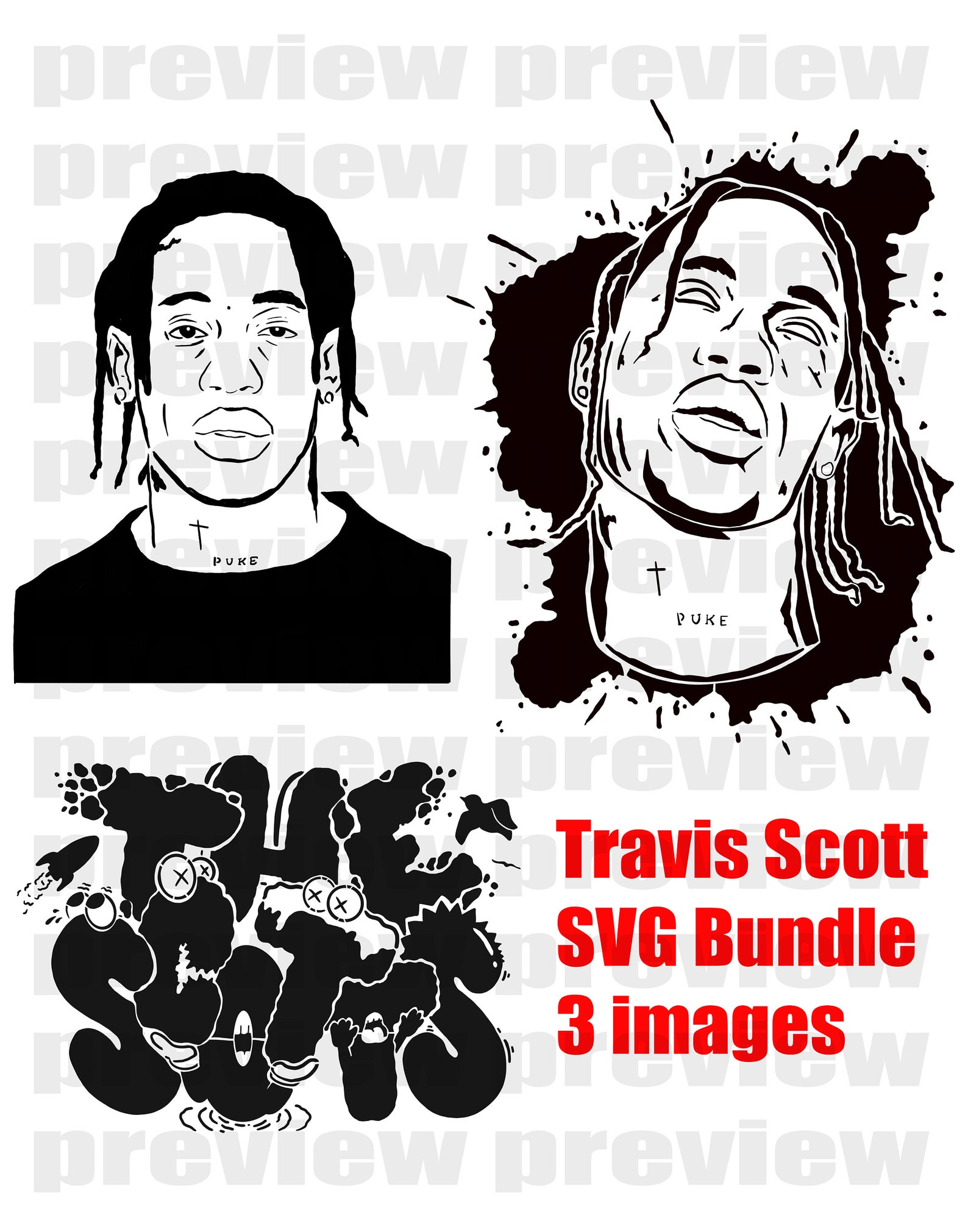 Travis Scott Svg Bundle Cactus Jack svg Travis Scott camisa - Etsy España