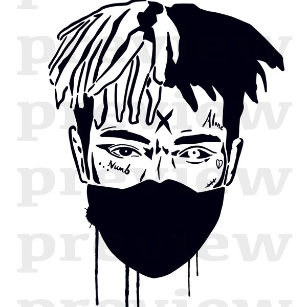 Xxxtentacion Svg - Etsy