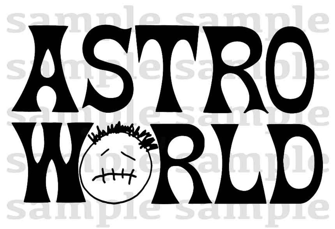 ASTROWORLD travis scott cactus jack logo SVG file Perfect for | Etsy