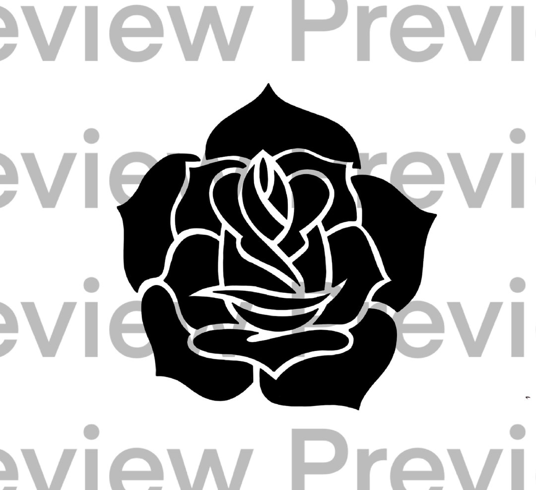 Rose SVG File. Perfect for Cricut - Etsy