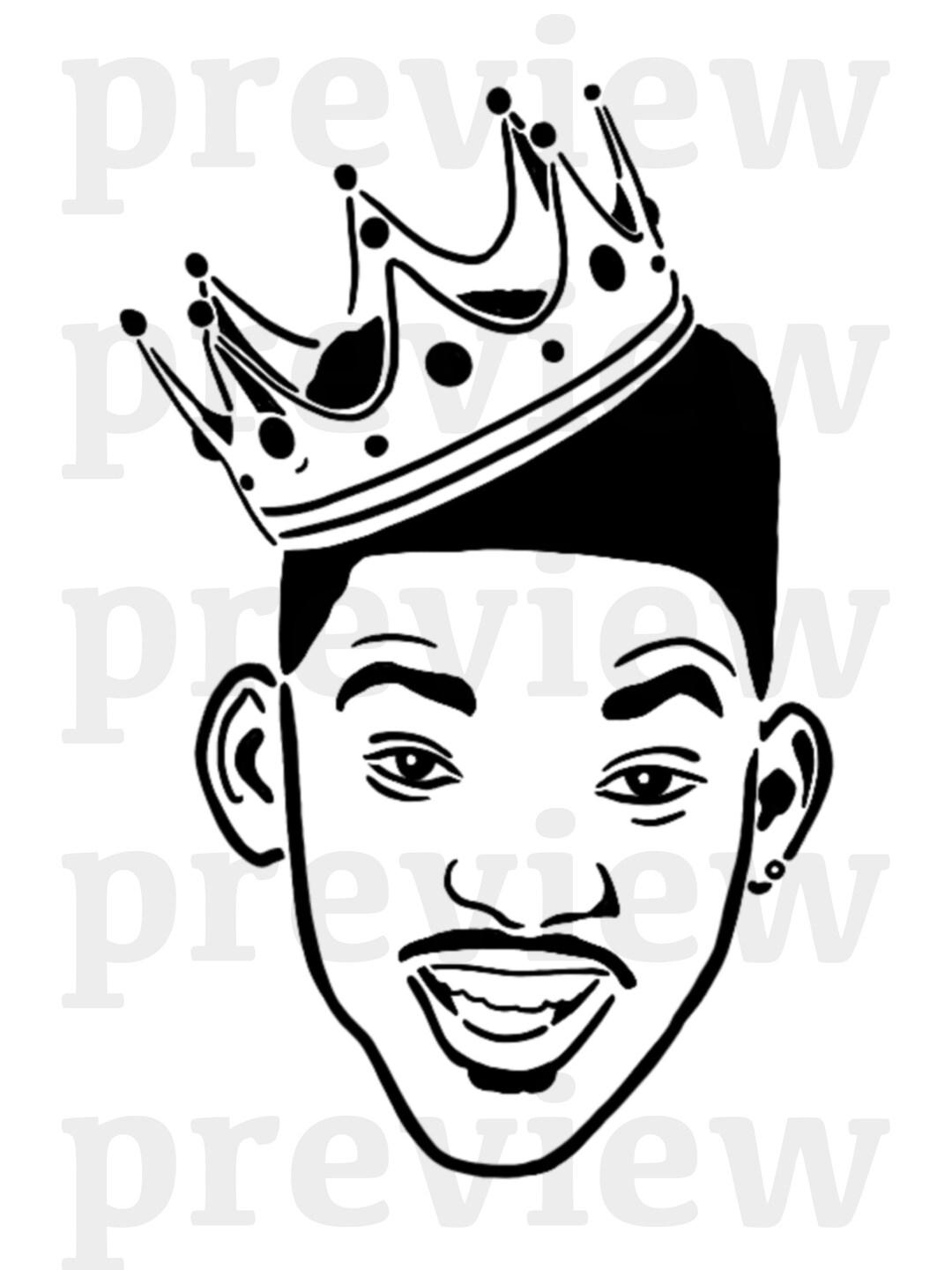Fresh Prince Will Smith Svg File Perfect for Cricut, Cameo, Decal, T ...