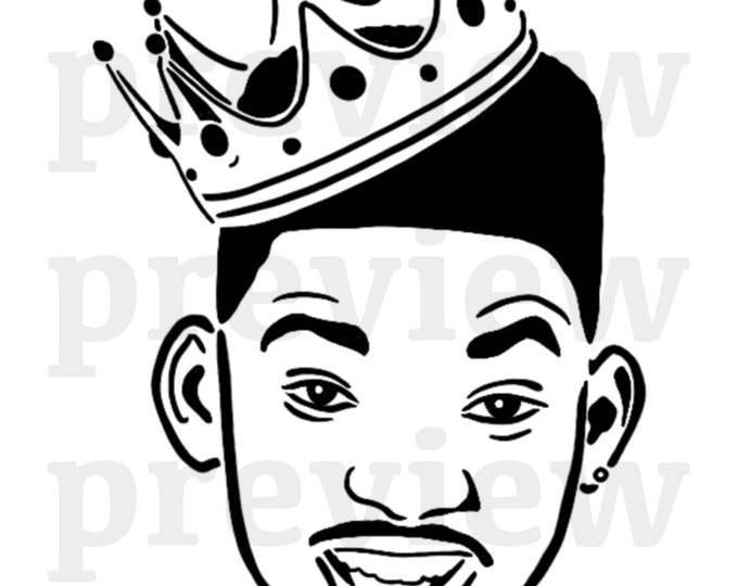 Fresh Prince Will Smith Svg File Perfect for Cricut Cameo - Etsy