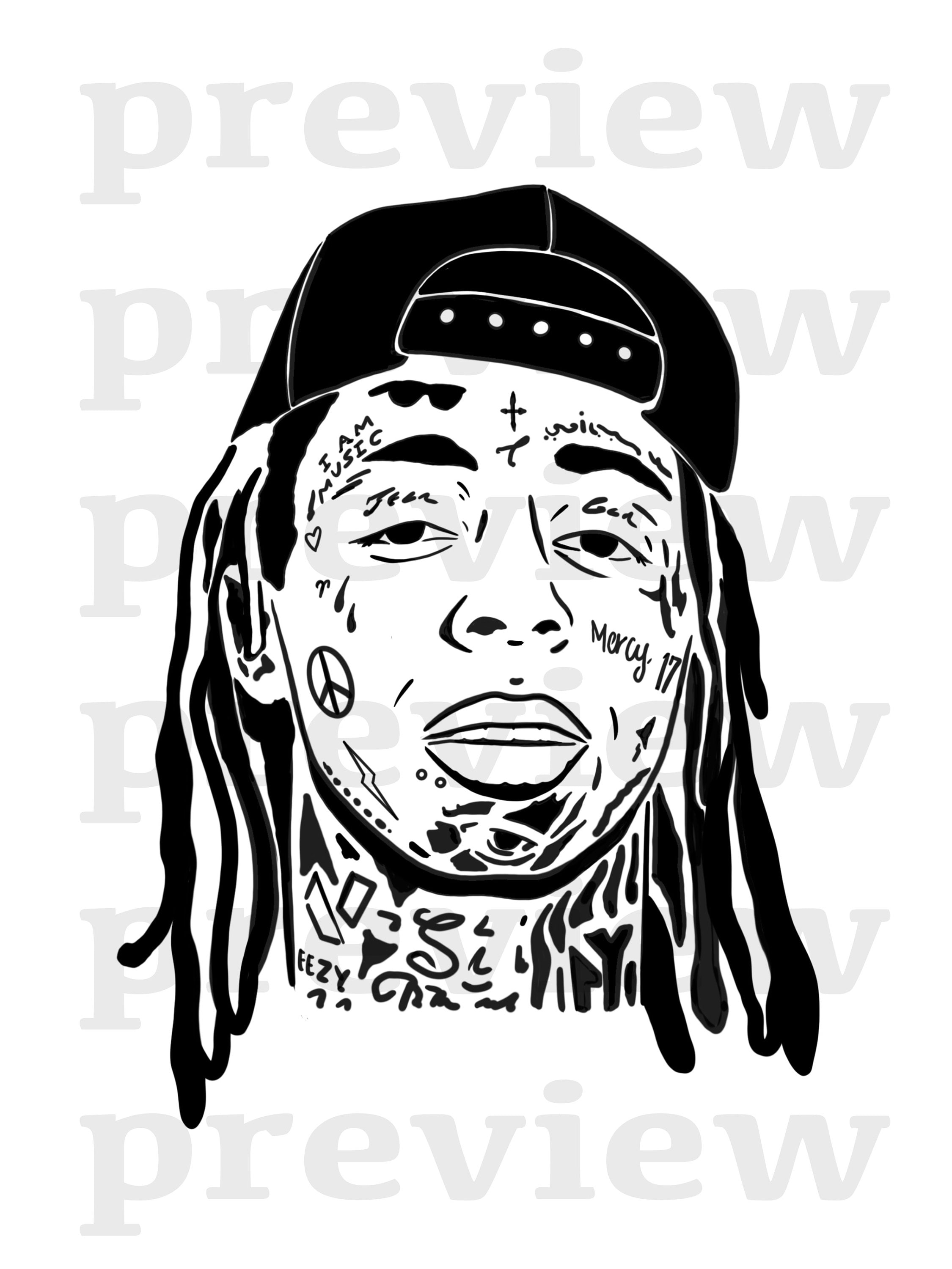 Lil Wayne Svg Cricut Svg Celebrity Svg Cash Money svg | Etsy
