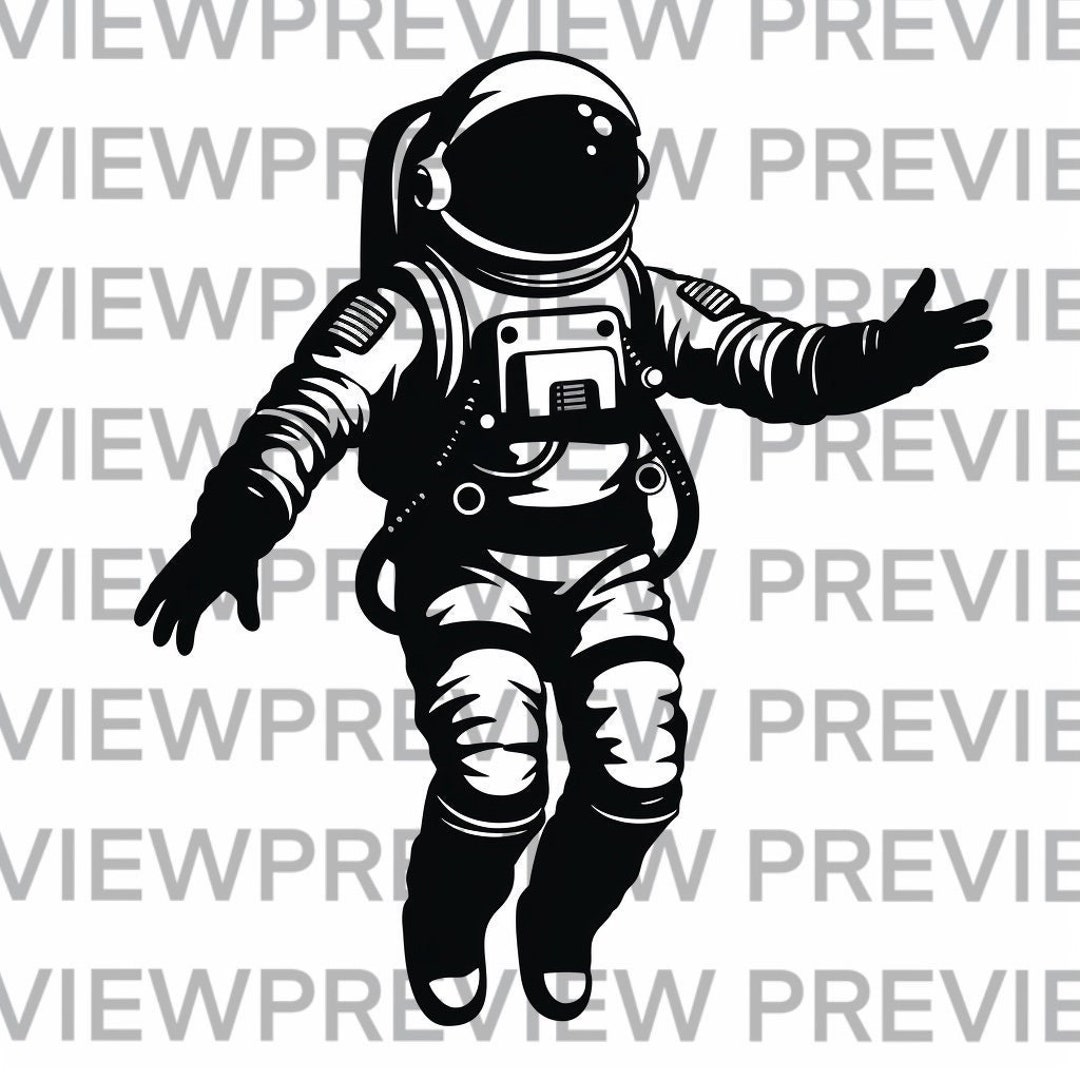 Astronaut SVG File , Perfect for Cricut , Space File , Moon, Artemis ...