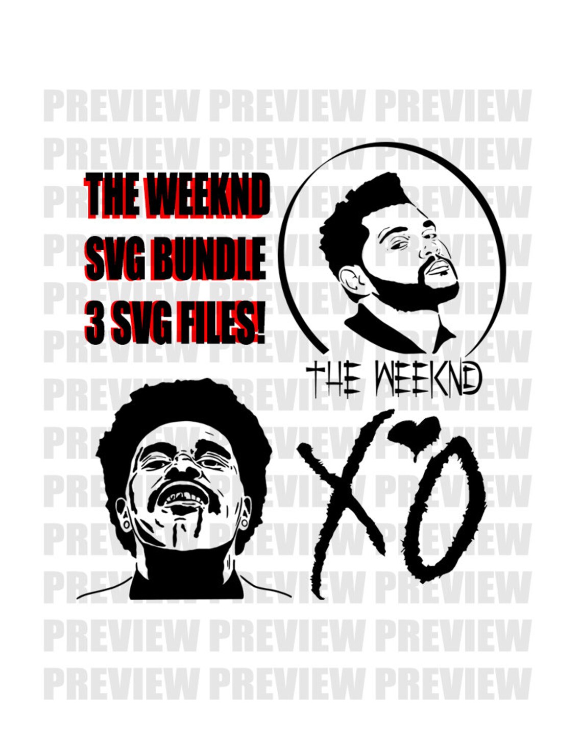 The Weeknd Svg Weeknd Svg Cricut Svg Svg files Svg | Etsy