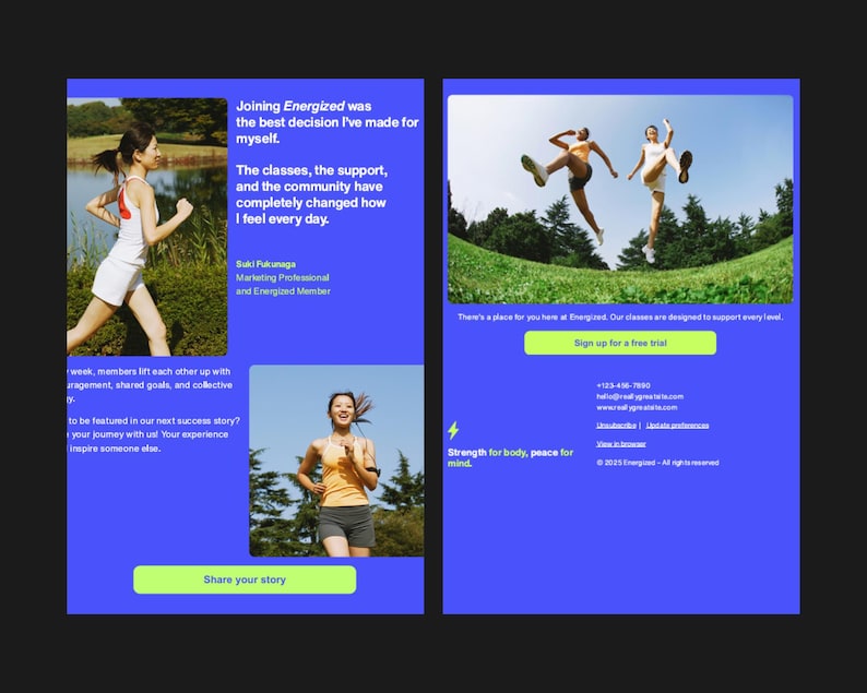 Canva Email Newsletter Template | Marketing Business Design|online ...