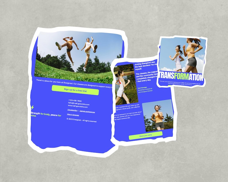 Canva Email Newsletter Template | Marketing Business Design|online ...