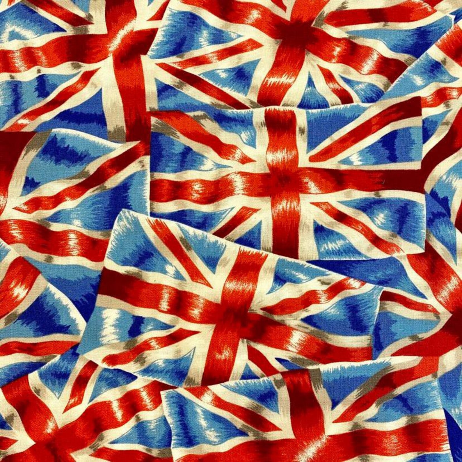 UNION JACK FABRIC 100% Cotton Flag Novelty United - Etsy UK