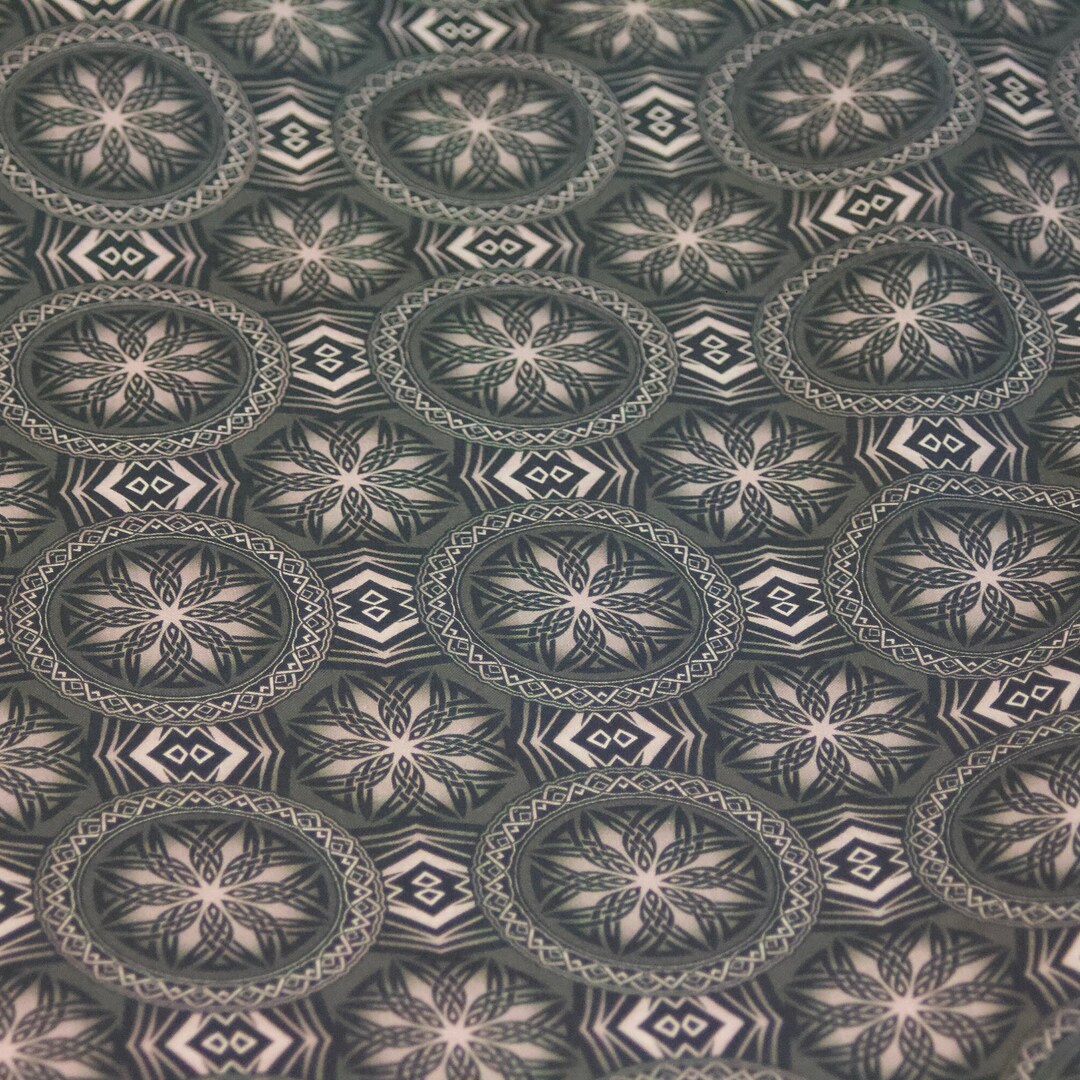 Circle Mosque Fabric Cotton Fabric Material Quilting Novelty Fabric ...