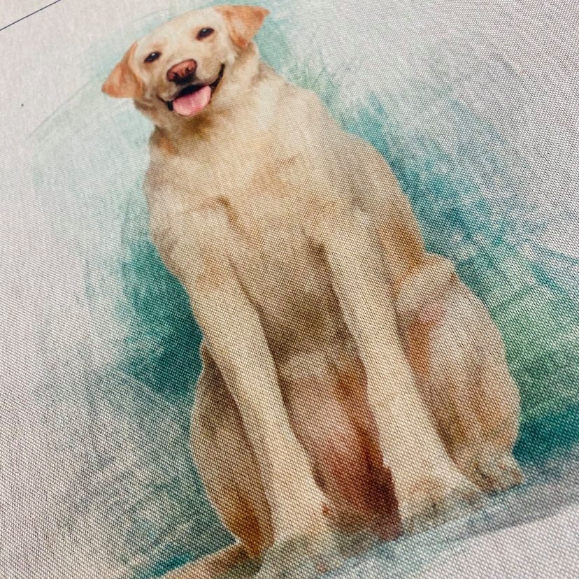 GOLDEN LABRADOR FABRIC Panel & Small Print Fabric 100% Craft - Etsy