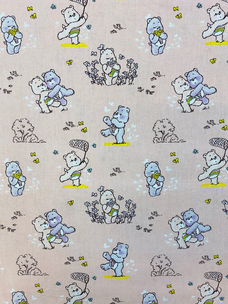 CARE BEARS FABRIC 100% Cotton Licensed Official Craft - Etsy UK