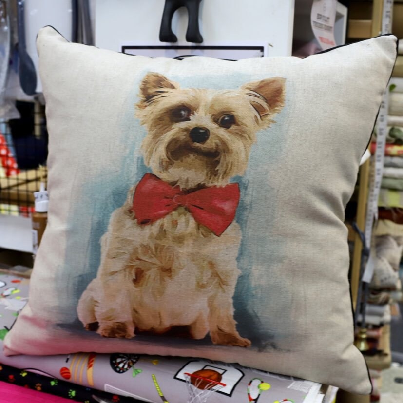 YORKSHIRE TERRIER FABRIC Panel 100% Craft Cotton Yorkie - Etsy