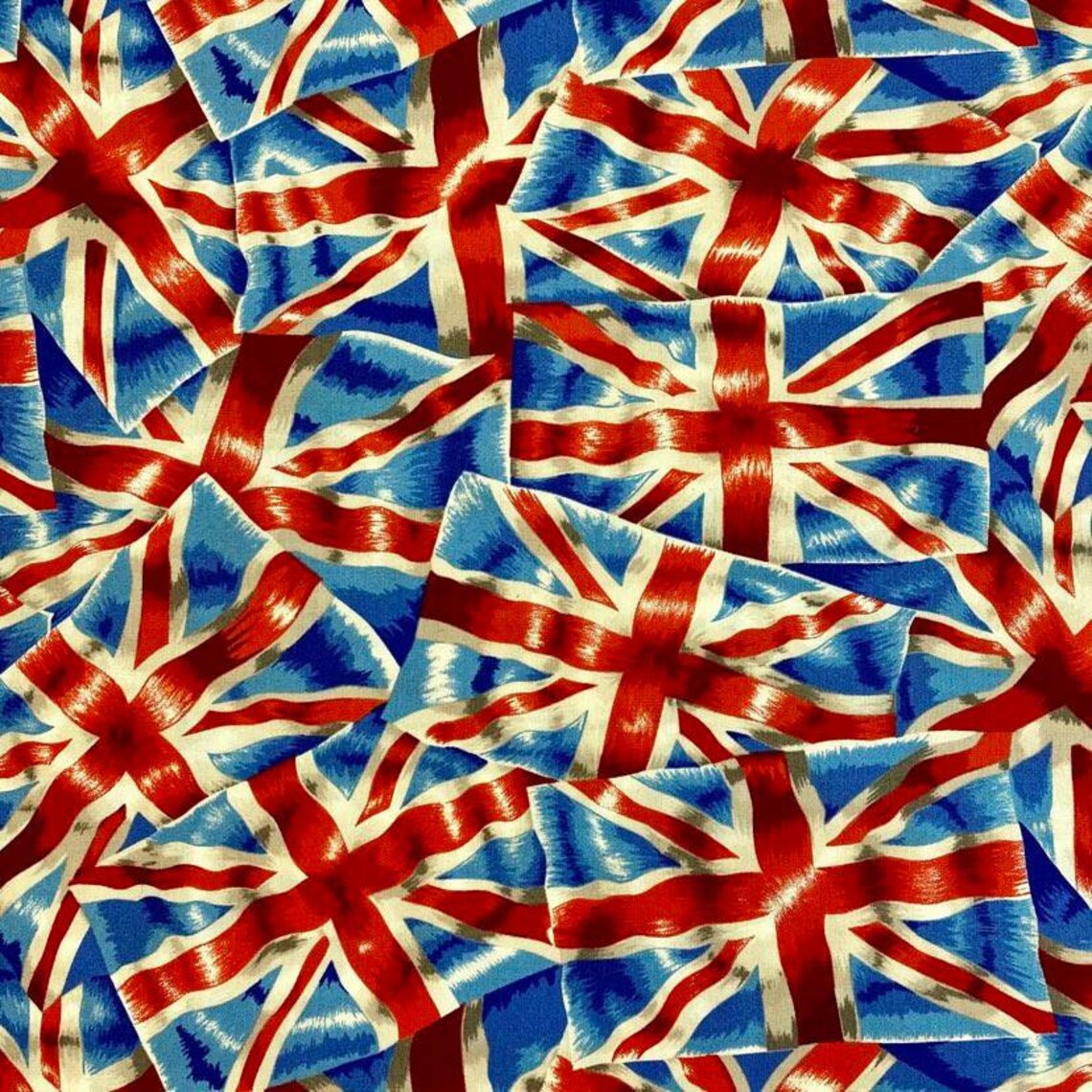 UNION JACK FABRIC 100% Cotton Flag Novelty United - Etsy UK
