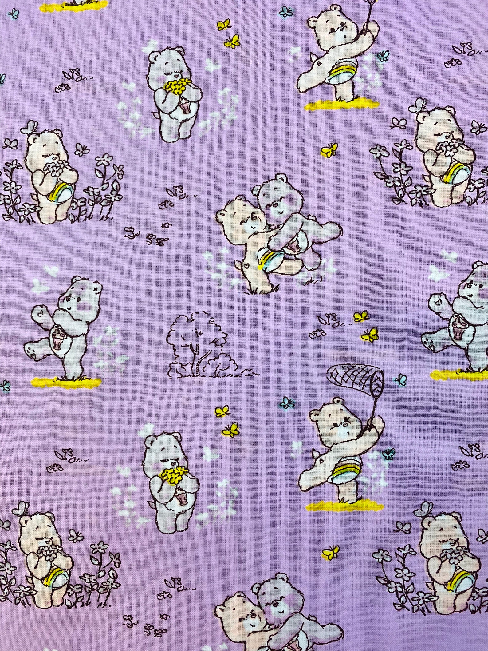 CARE BEARS FABRIC 100% Cotton Licensed Official Craft - Etsy UK
