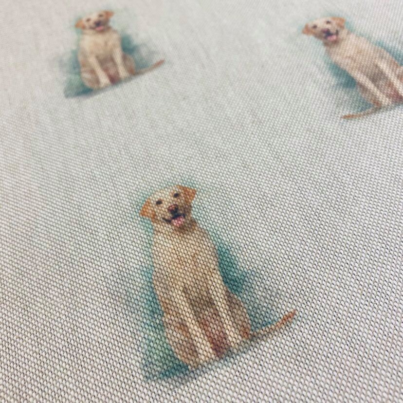 GOLDEN LABRADOR FABRIC Panel & Small Print Fabric 100% Craft - Etsy