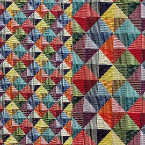 Geometric Design Fabric - Etsy