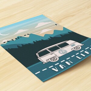 Van Life Print Campervan Art Camper Wall Art Poster A5 A4 A3 Print - Etsy