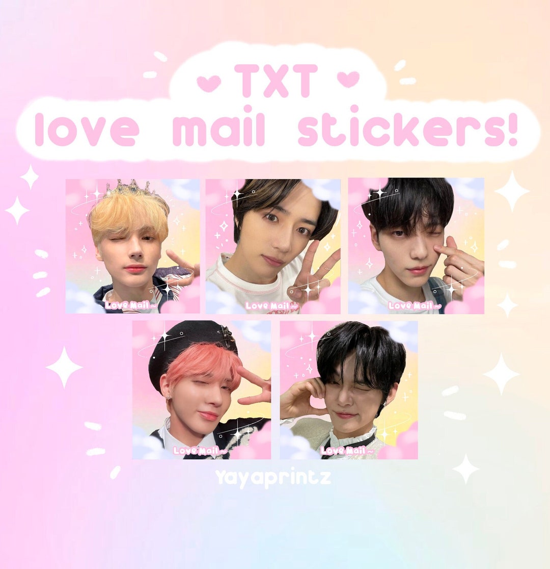 NEW Love Mail Kpop Sticker Packs Vinyl Sticker Pack - Etsy
