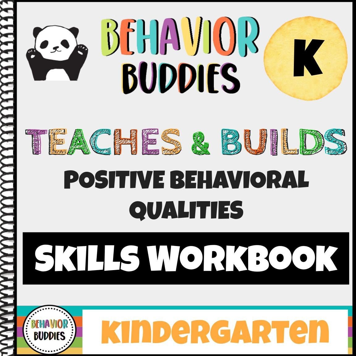 Behavior Buddies Skills Workbook Kindergarten Character Education SEL ...